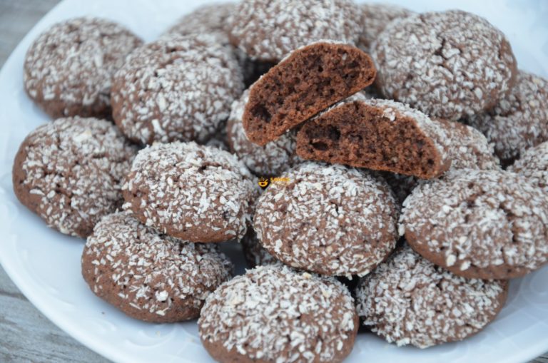 Sašina kuhinja | Čokoladni keksi sa kokosom jako brzi i ukusni | Sašina ...