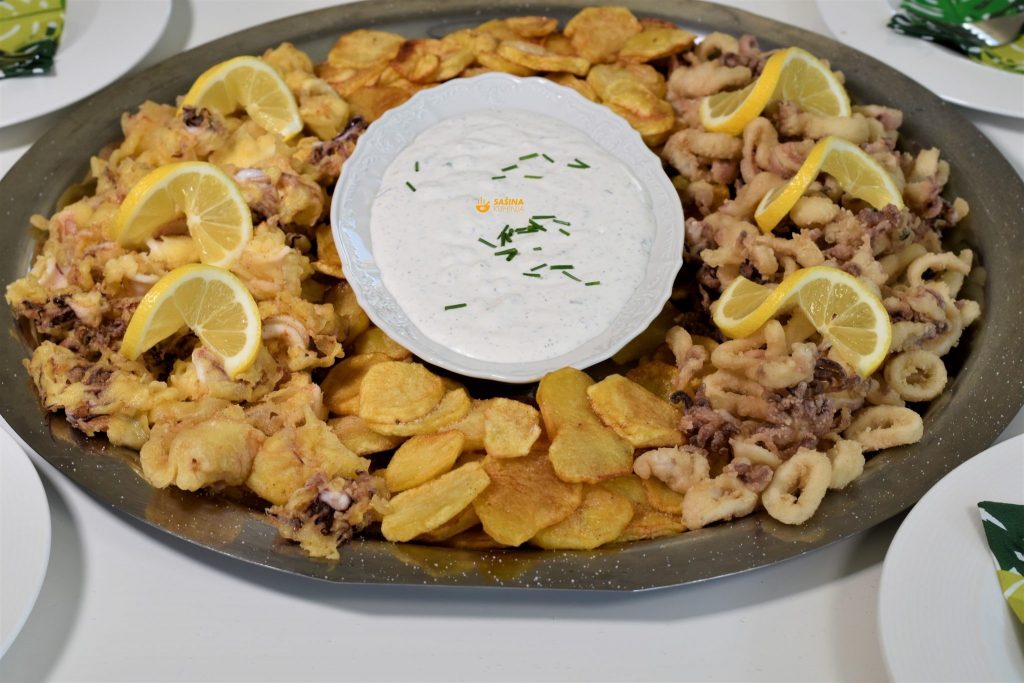 Sašina kuhinja | Lignje pohane i pržene umak sa koprom | Sašina kuhinja