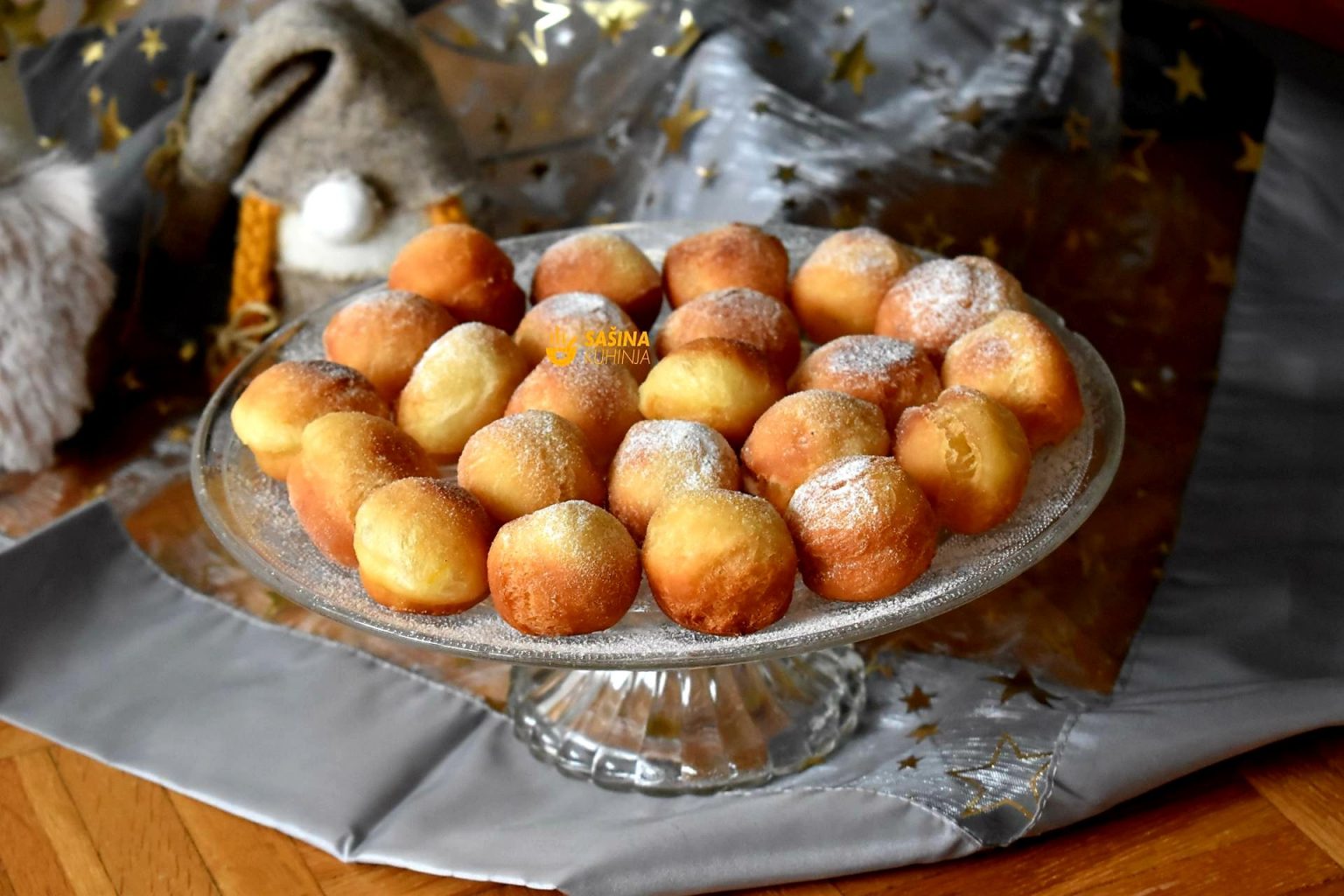 Sašina kuhinja | Božićne mini krafne ili krofne pristupačan recept ...