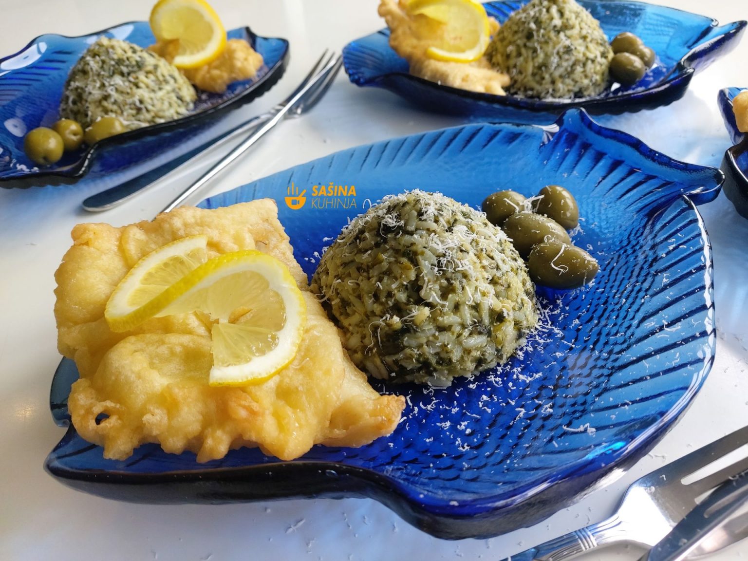 Sašina kuhinja | Riža sa blitvom i fileti oslića u pivskom tijestu ...