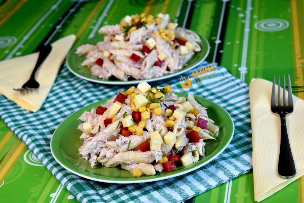 Sašina kuhinja | Hladna salata sa tunjevinom recept | Sašina kuhinja
