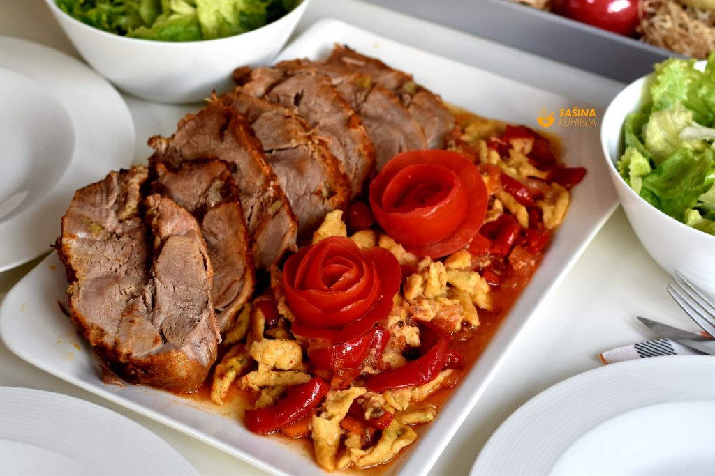 Sašina kuhinja | Svinjska lopatica ili plećka iz pećnice recept ...