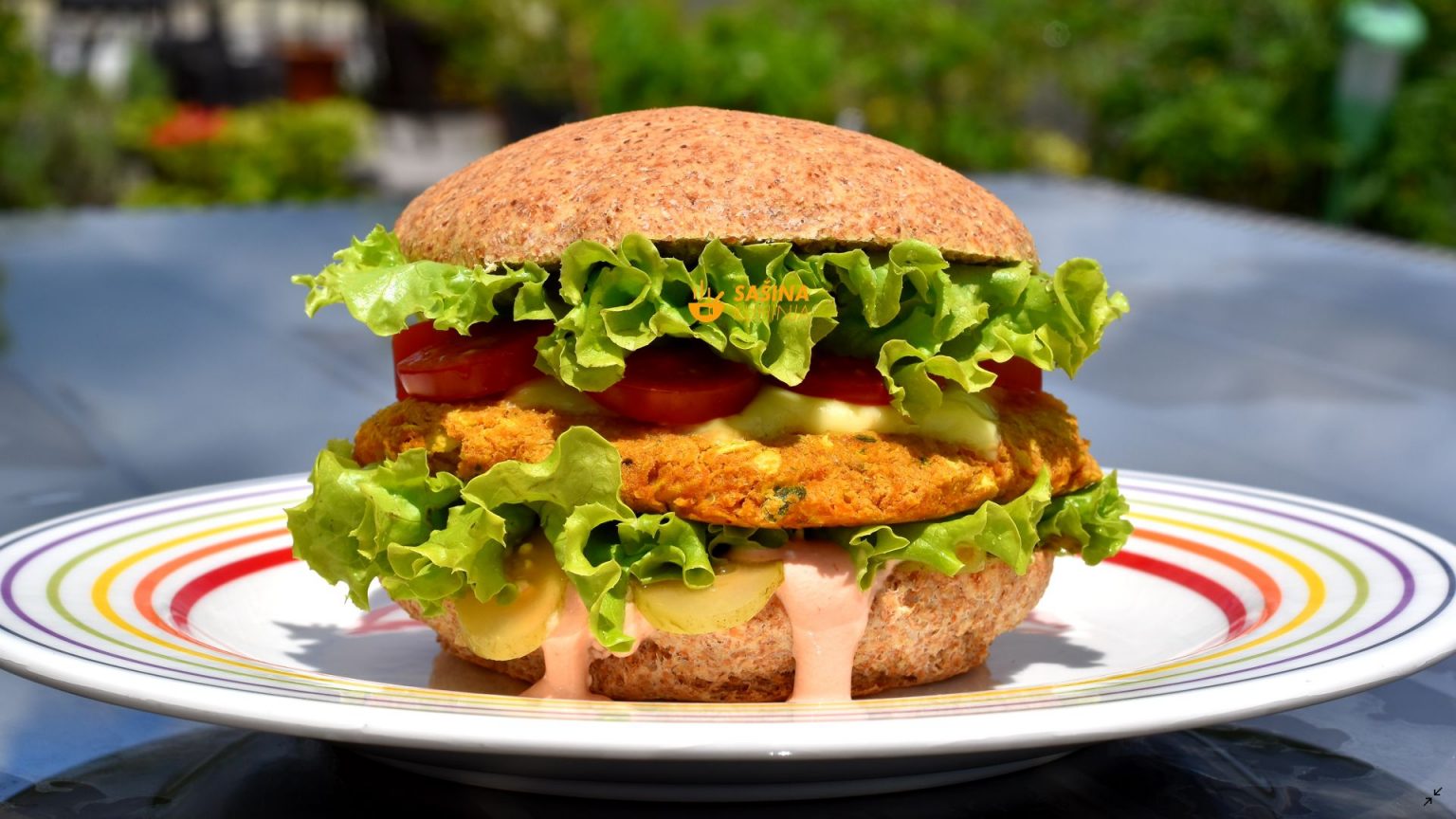 Sašina kuhinja | Zdravburger vegetarijanski recept za vege burger ...