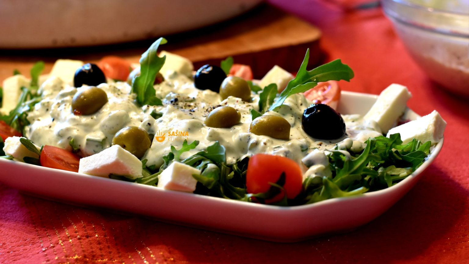Sašina kuhinja | Zasitna salata s rukolom recept | Sašina kuhinja