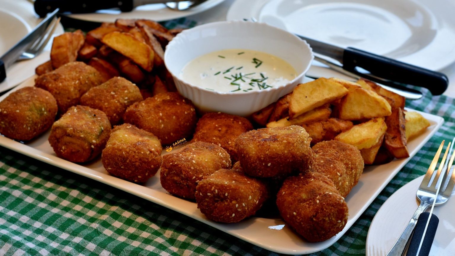 Sašina kuhinja | Punjene pohane tikvice recept | Sašina kuhinja