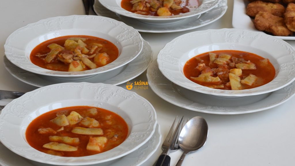 Sašina kuhinja | Mahune sa slaninom recept | Sašina kuhinja