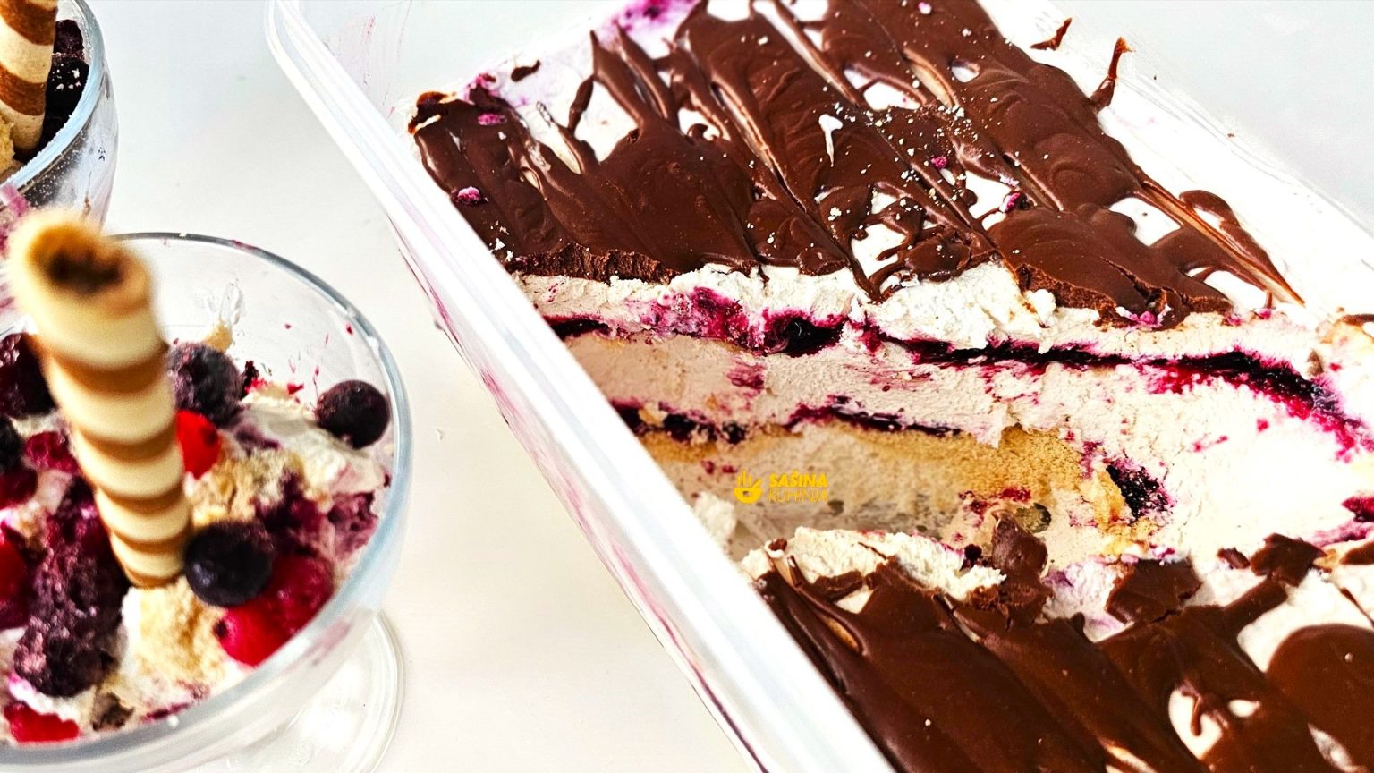 Sašina kuhinja | Brzi sladoled cheesecake 15 min recept | Sašina kuhinja